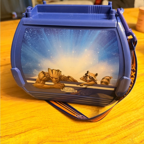 Disney | Other | Disney Blue Skyliner Box With Groot And Rocket | Poshmark